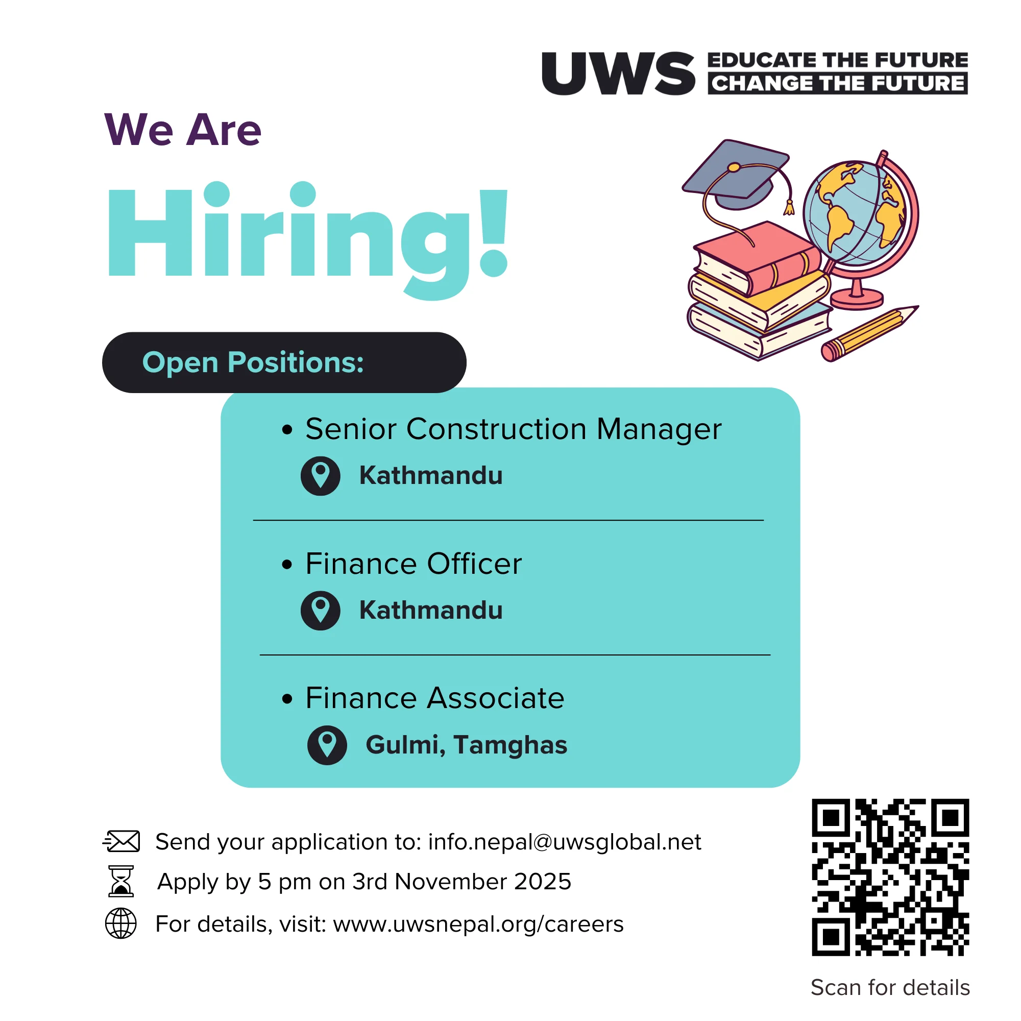 Careers – UWS Nepal